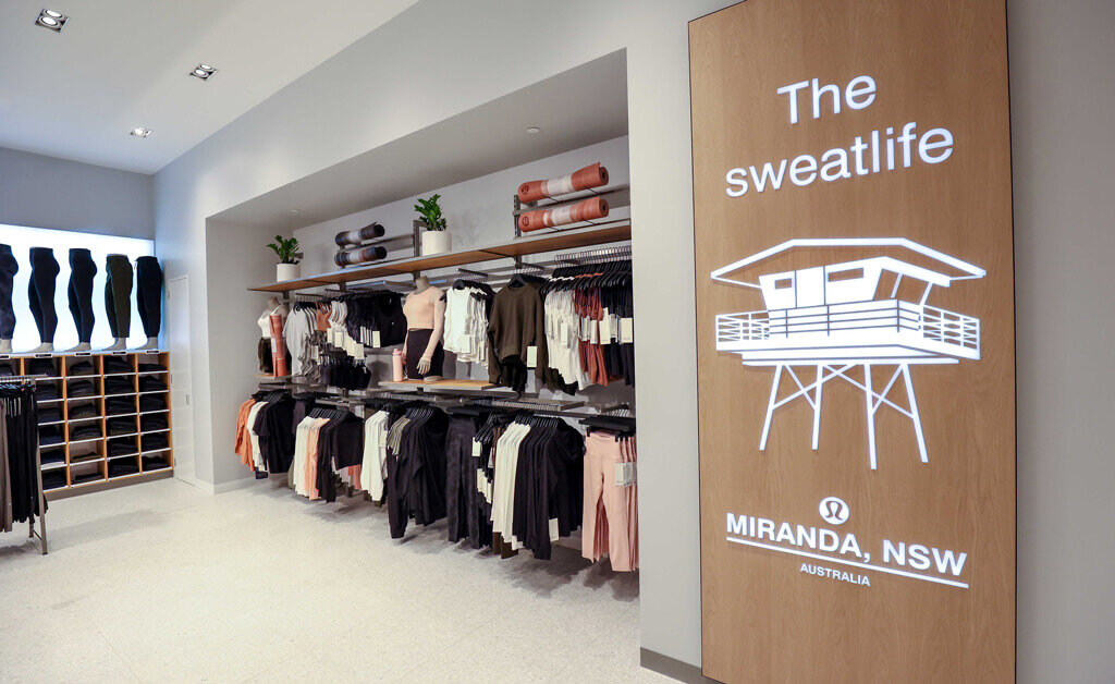 Giyim mağazası Lululemon, Sidney, foto