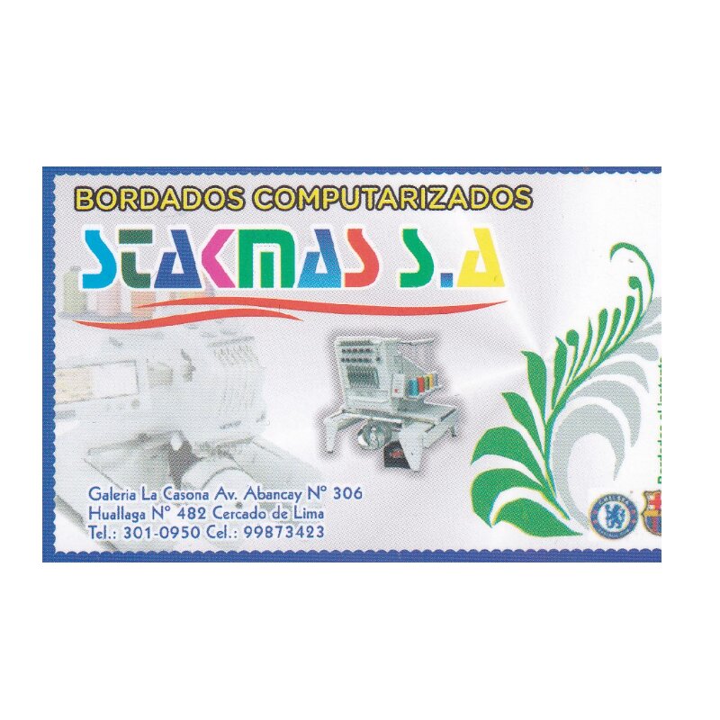 Nakış hizmetleri Bordaduria Computarizada Alex, Lima, foto