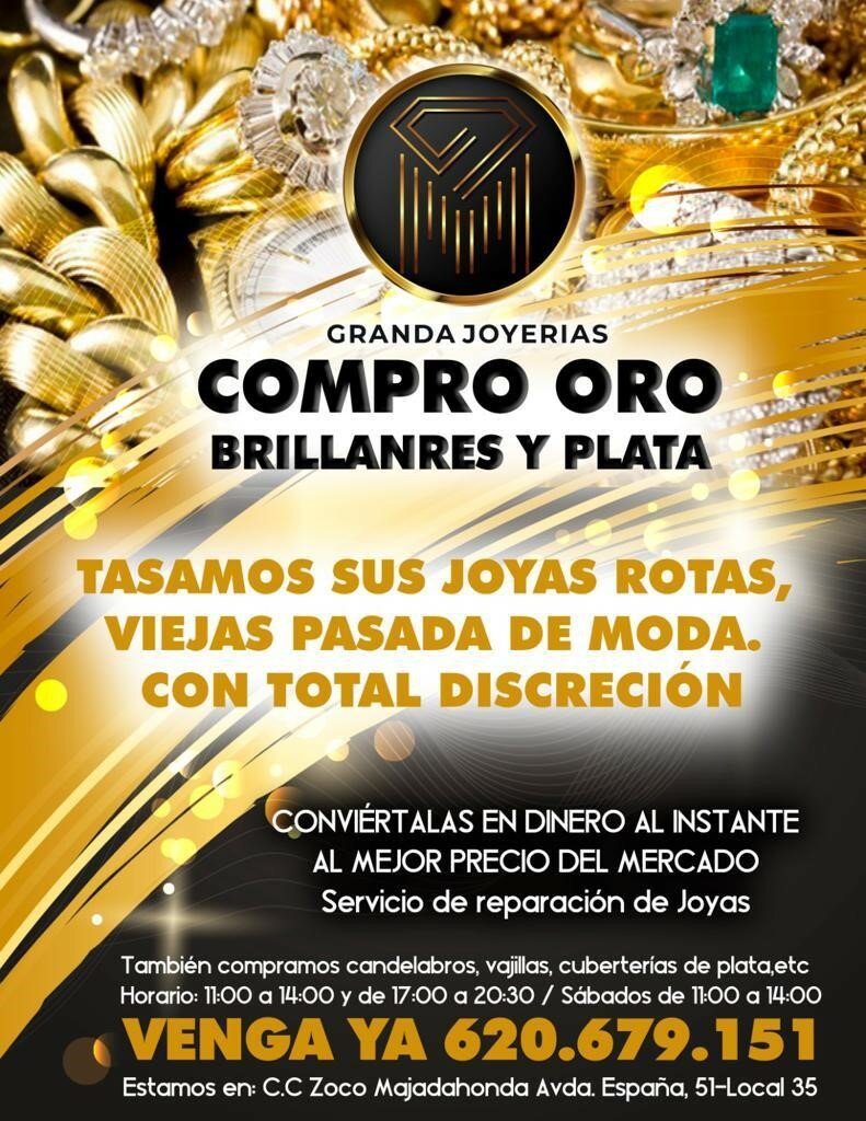 Kuyumcu atölyeleri Compro Oro Majadahonda, Madrid, foto