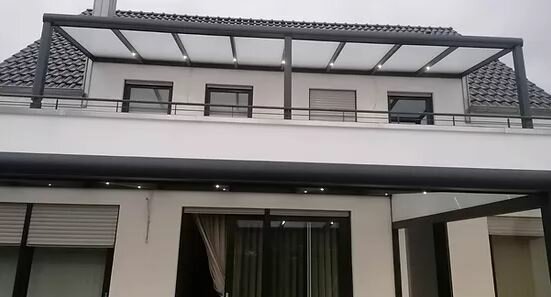 Peyzaj tasarımı Att - Aluminium Terrassen Traum, Aşağı Saksonya, foto