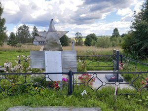 Обелиск (Vologda Region, Tarnogskiy munitsipalny okrug, derevnya Afanasyevskaya (Shevdenitskiy selsovet)), anıt, heykel  Vologodskaya oblastından