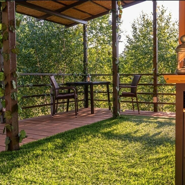 Resort oteller, tesisler Земляничная поляна Боровое, Şçuçinsk, foto