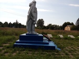 Жителям, погибшим в боях в годы Великой Отечественной войны 1941-1945. (Kaluga Region, Duminichskiy rayon, derevnya Vysokoye), anıt, heykel  Kalujskaya oblastından