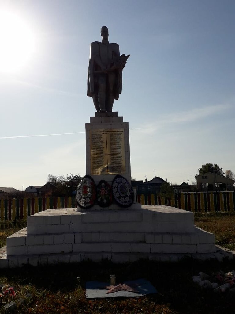Anıt, heykel Воинам-землякам, павшим в Великой Отечественной войне, Tataristan, foto