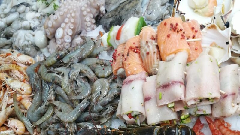 Balık çiftçiliği ve toptancıları Pescheria La Bottega del Mare Milano, Milano, foto