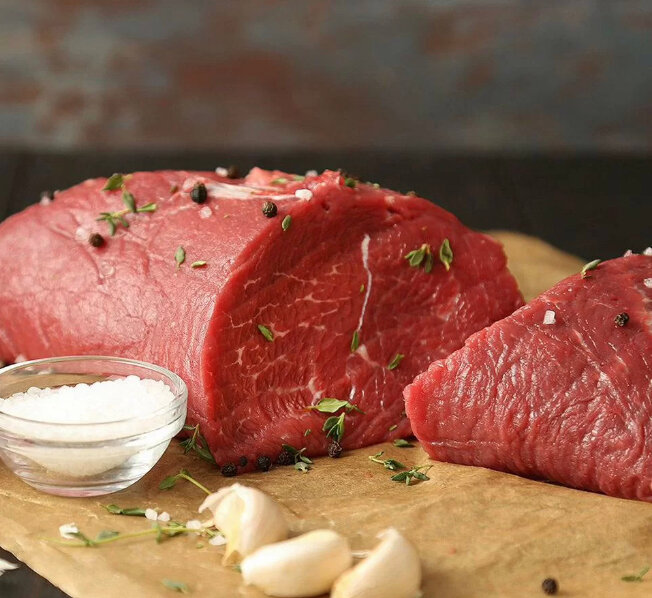 Market Kysok myasa, Friazino, foto