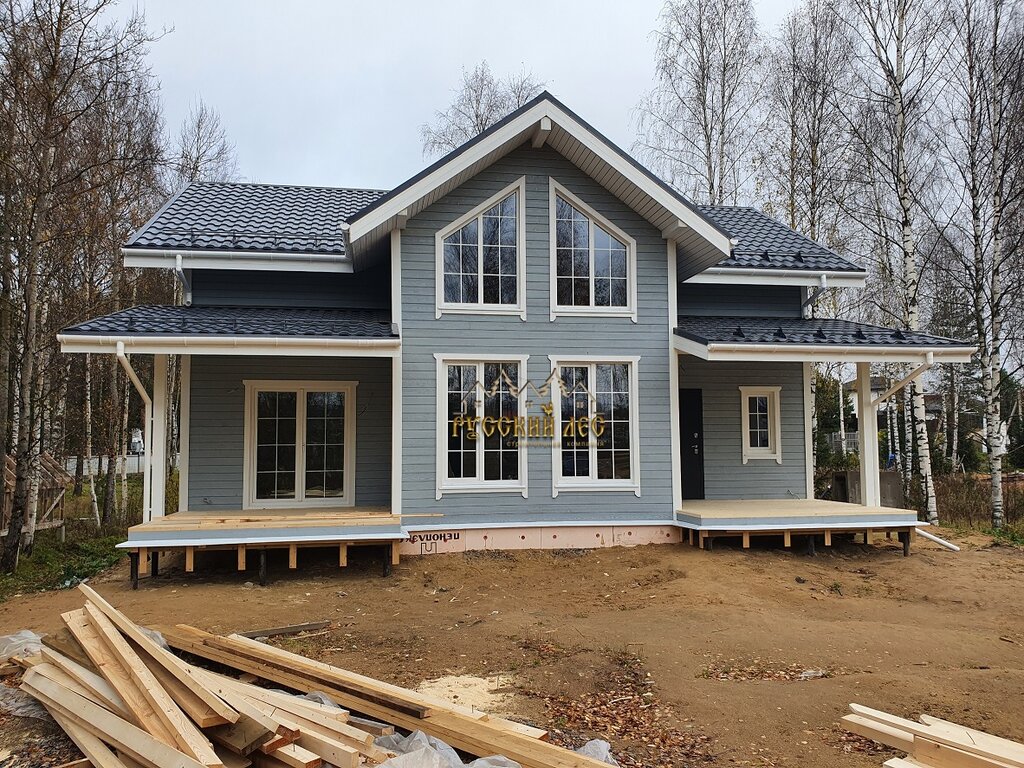 Yazlık ev inşaatı Sk Russky les, Saint‑Petersburg ve Leningradskaya oblastı, foto