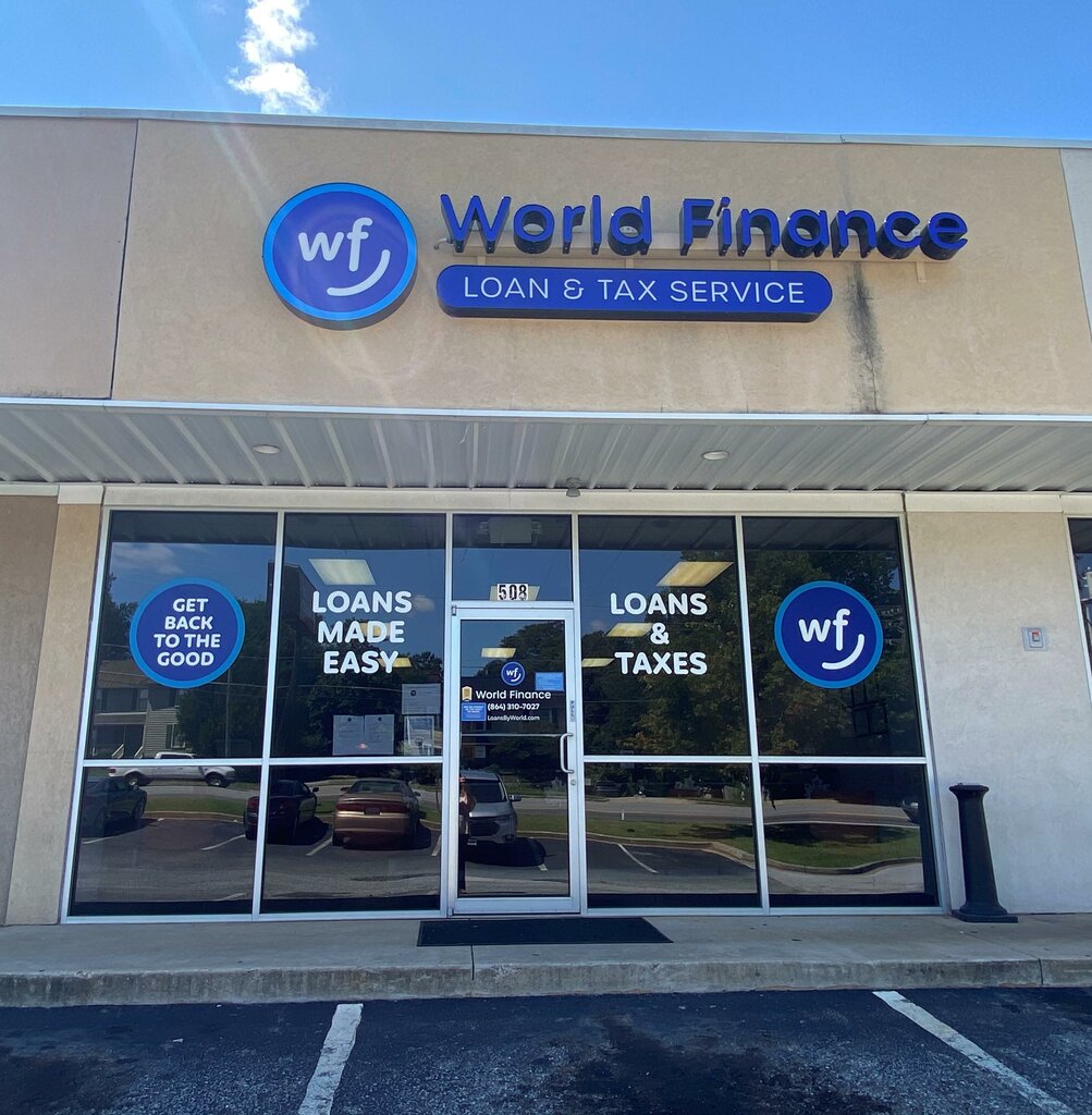 Kredi komisyoncuları World Finance, Güney Carolina, foto