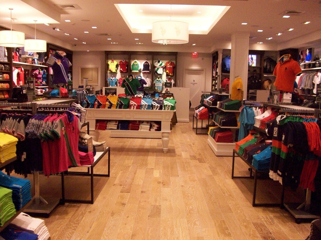 Giyim mağazası U. S. Polo Assn, New York, foto