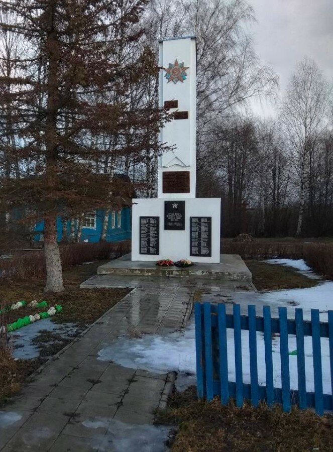 Anıt, heykel Воинам Великой Отечественной войны, Nijegorodskaya oblastı, foto