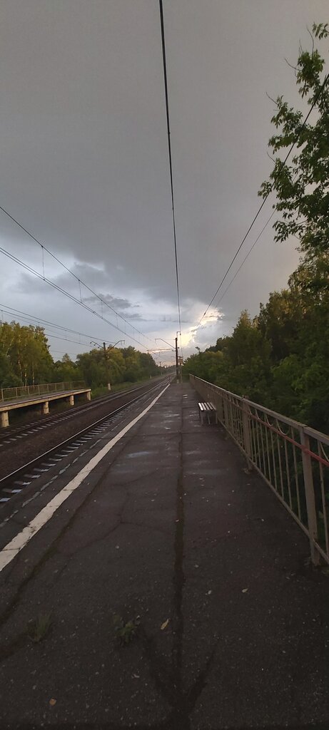 Tren istasyonu 140 km, Kalujskaya oblastı, foto