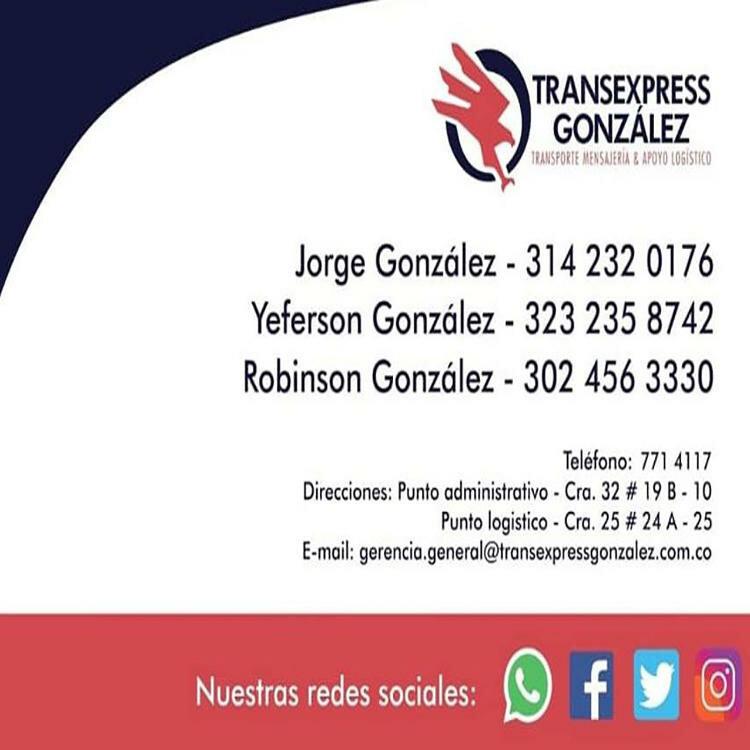Posta hizmeti Transexpress Gonzalez, Bogota, foto