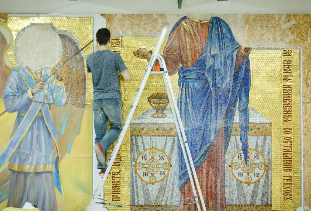 Sanat atölyeleri Mosaic masters, Moskova, foto