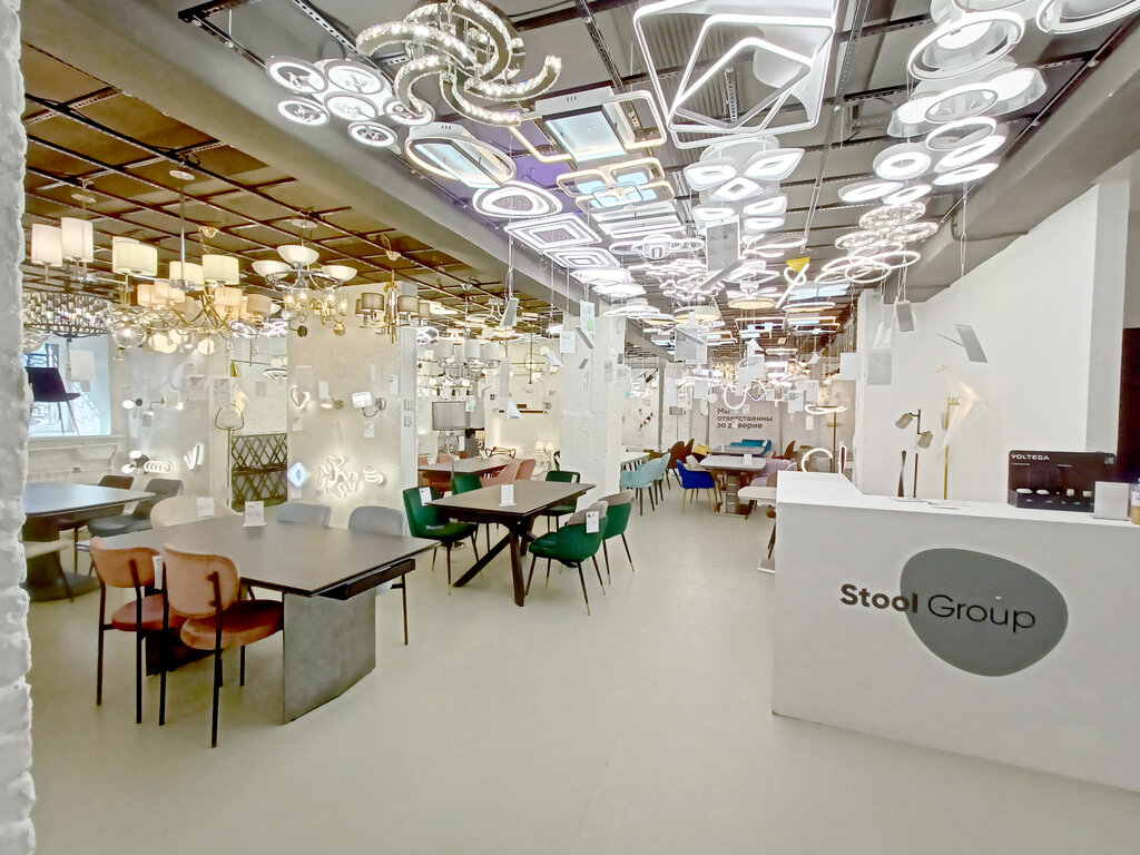 Mobilya mağazaları Stool Group, Moskova, foto