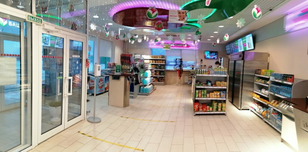 Benzin istasyonu Башнефть, Orenburgskaya oblastı, foto