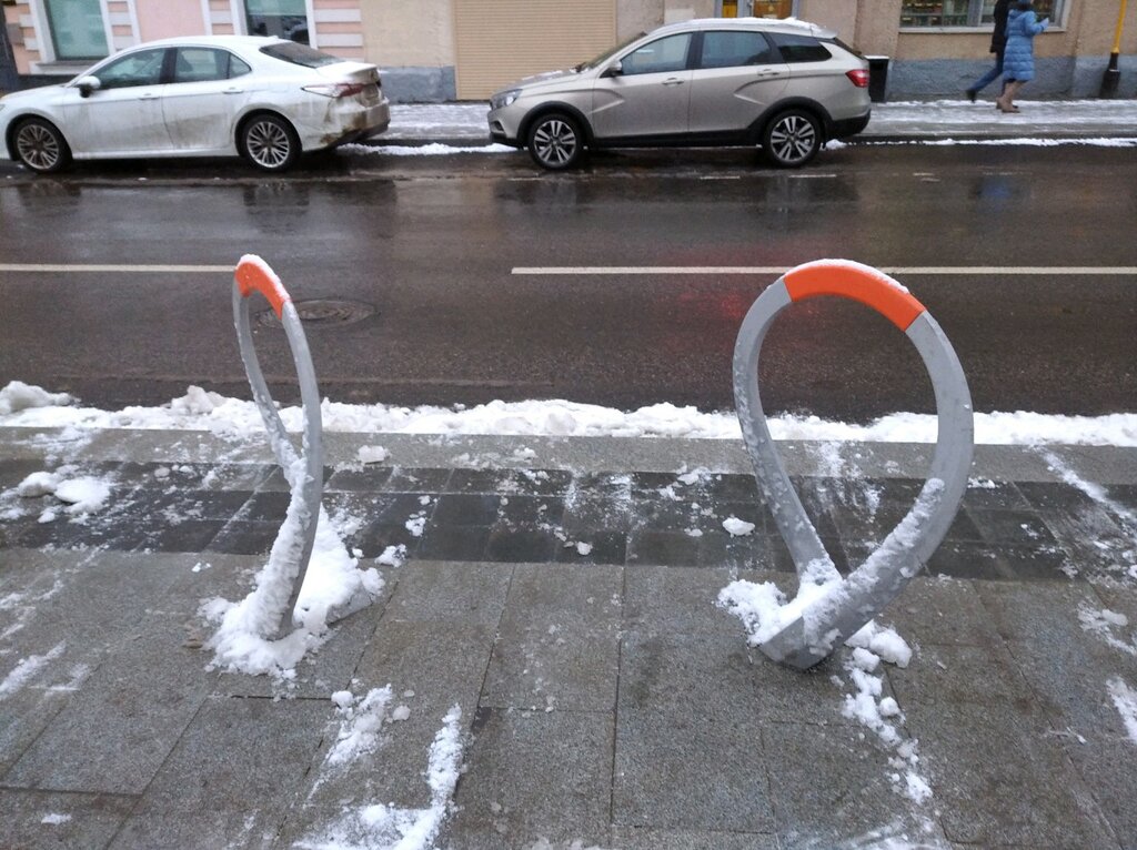 Bisiklet park yerleri Bicycle parking, Moskova, foto