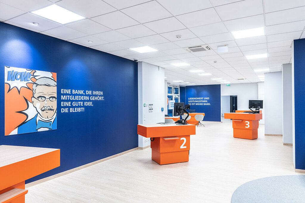 ATM'ler Berliner Volksbank Beratungscenter Zehlendorf, Berlin, foto