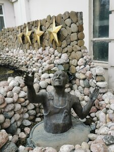 Plumber (Ostrovskogo Street No:4), park, sokak heykeli  Volgograd'dan