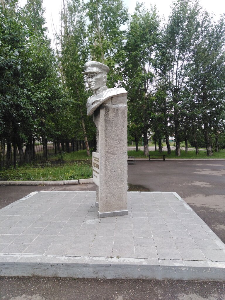 Anıt, heykel Владимир Бузинаевич Борсоев, İrkutskaya oblastı, foto