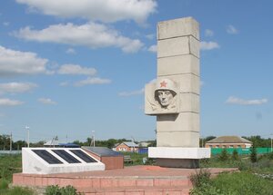 Обелиск Славы (Samara Region, Neftegorskiy rayon, selo Kuleshovka), anıt, heykel  Samarskaya oblastından