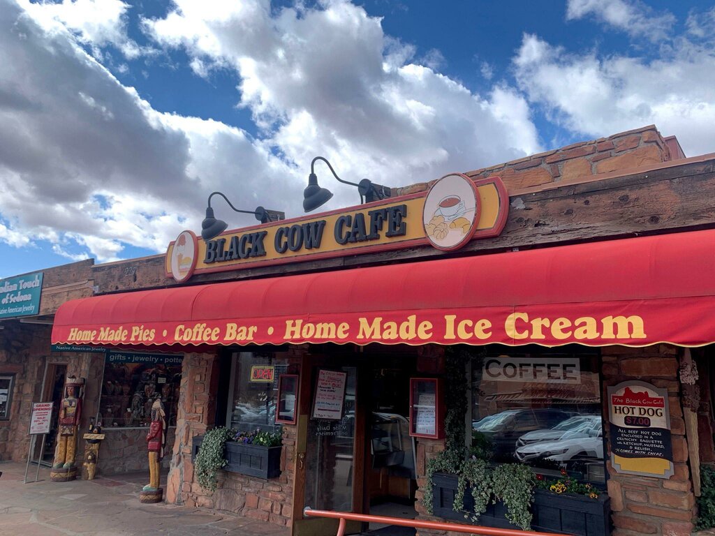 Kafe Black Cow Cafe, Sedona, foto