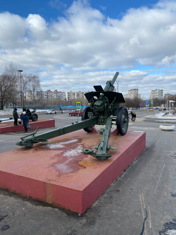 Teknoloji anıtı 122-мм дивизионная гаубица М-30 образца 1938 года, Moskova, foto