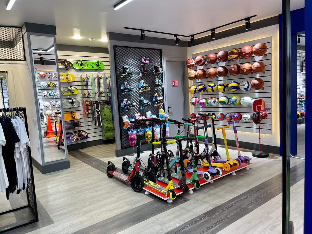 Spor mağazaları Planet of Sports, Karağandı, foto