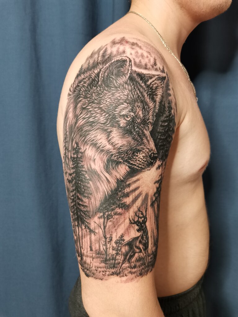 Dövmeciler Tatoo black-fish, Cherepovets, foto