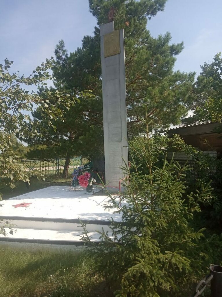 Anıt, heykel Обелиск воинам-землякам, погибшим в годы Великой Отечественной войны, Novosibirskaya oblastı, foto
