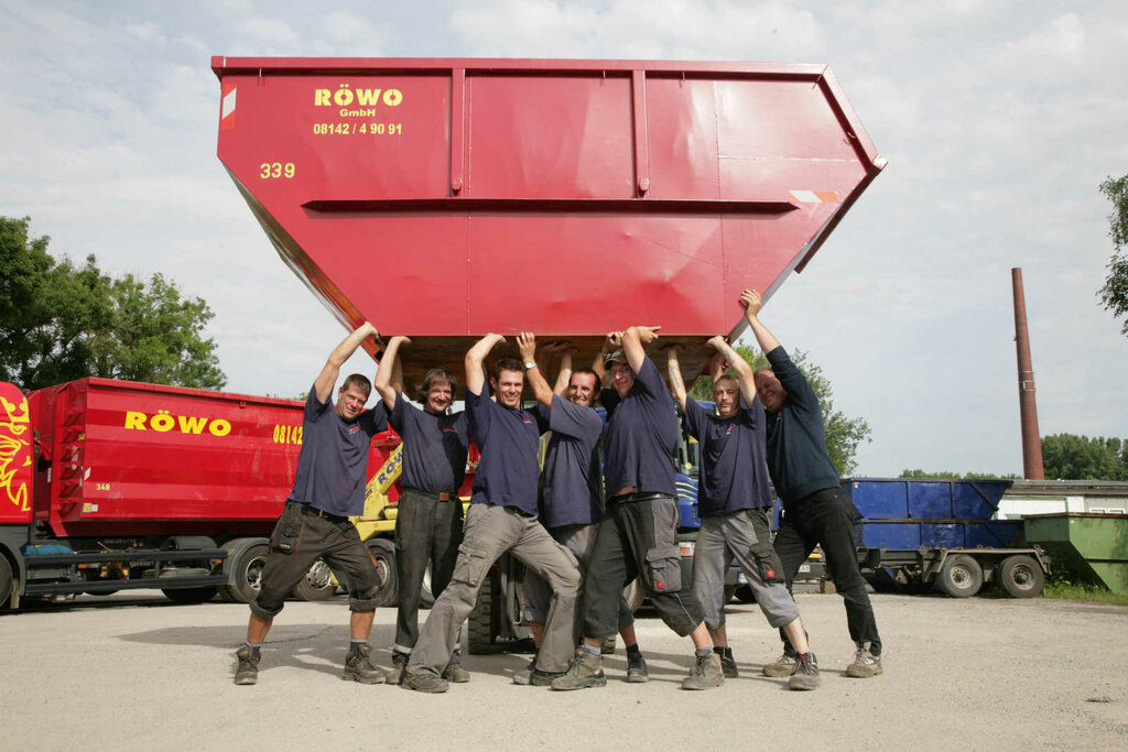 Nakliye firmaları RöWo GmbH Containerservice GmbH Olching Müllentsorgung Lagercontainer, Bavyera, foto