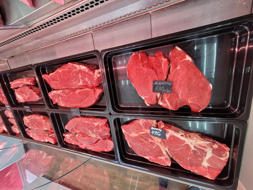 Market Myaso halal product, Volgograd, foto