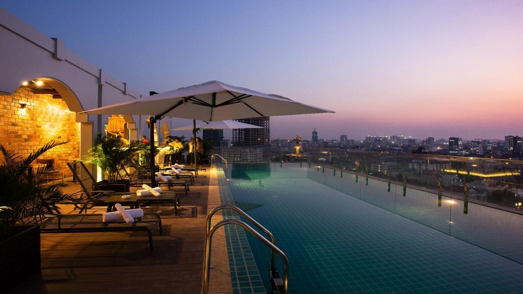 Otel Tk View Hotel and Apartment, Phnom Penh, foto