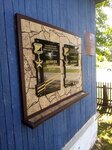 Герою Советского Союза Никифору Ильичу Феничеву (Tsentralnaya ulitsa No:15, selo Sovkhoz Kollektivizator), anıt levhası, anıt taş  Kalujskaya oblastından