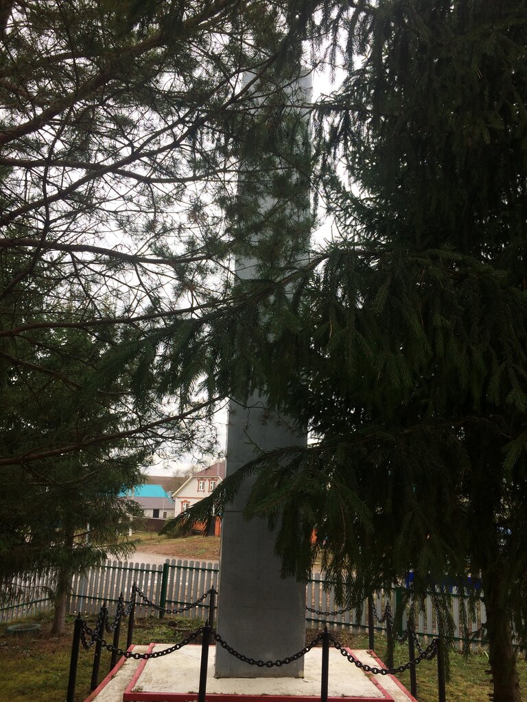 Anıt, heykel Стела воинам, павшим в Великой Отечественной войне, Tataristan, foto