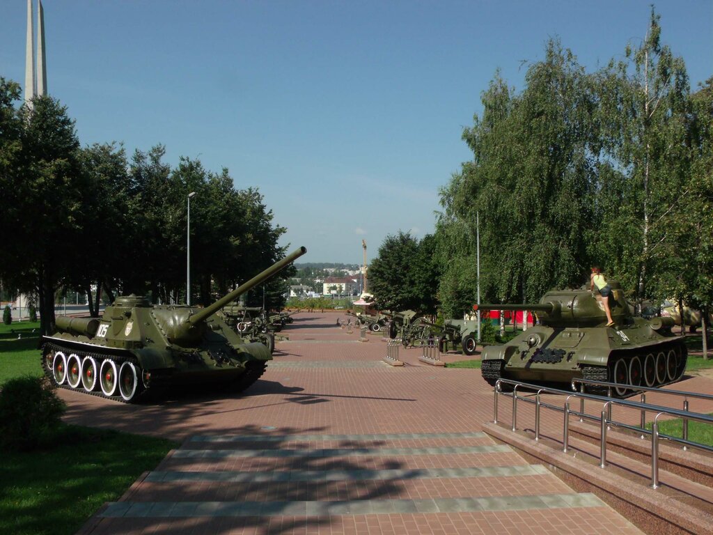 Teknoloji anıtı Танк Т-34-85, Vitebsk, foto