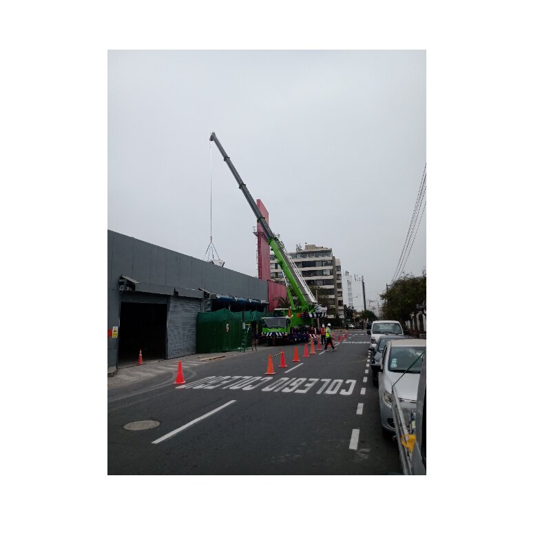 Kiralama noktası Gruas Gamarra, Lima, foto