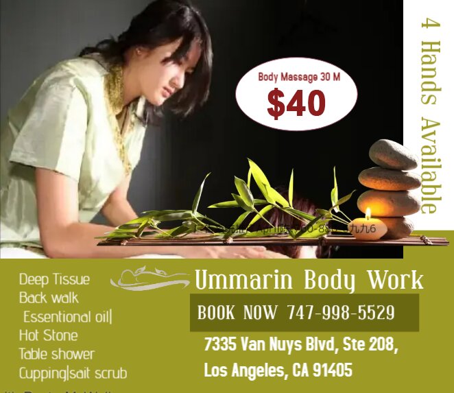Masaj salonları Ummarin Body Work, Los Angeles, foto