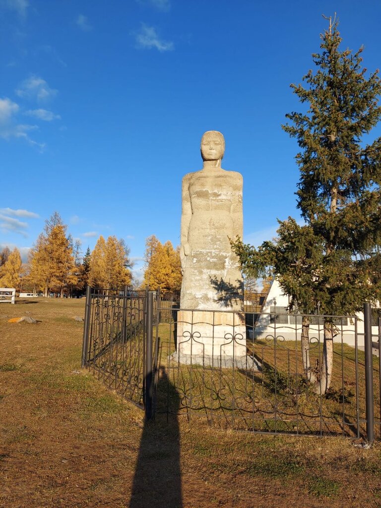 Anıt, heykel Мемориал Великой Отечественной войны, Tuva, foto