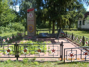 Погибшим в Великой Отечественной войне (Oryol Region, Kolpnyanskiy rayon, Krutovskoye selskoye poseleniye, selo Drovosechnoye), anıt, heykel  Orlovskaya oblastından