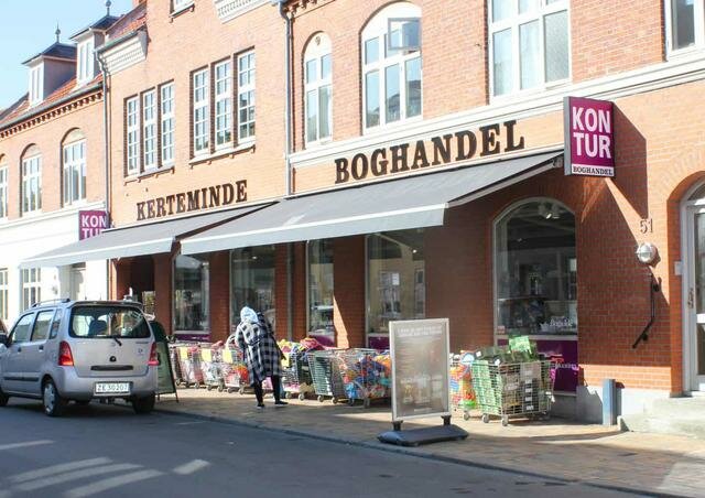 Kitap mağazaları Kerteminde Boghandel, Güney Danimarka, foto