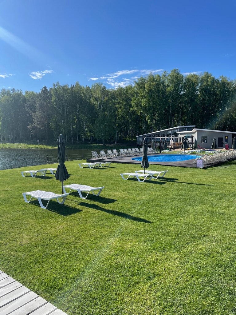 Kafe Lucky lake, Novosibirskaya oblastı, foto