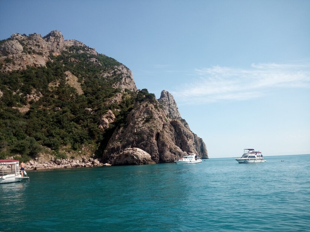 Dağ zirvesi Скала Носорог, Sevastopol, foto