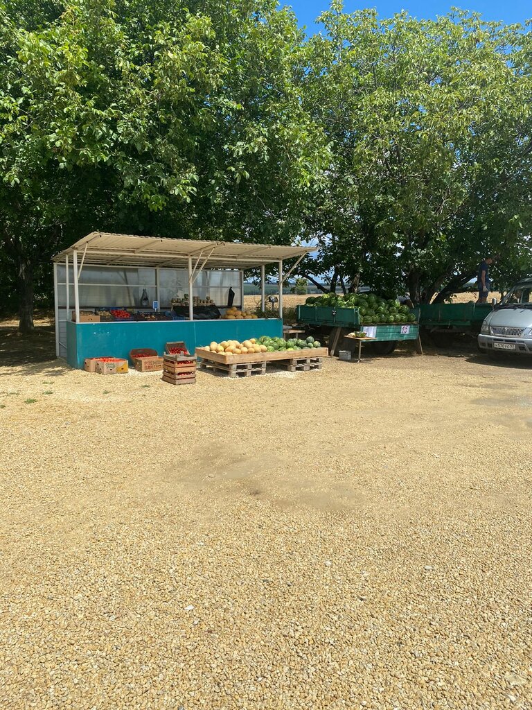 Gıda pazarı Дары Кубани, Krasnodarski krayı, foto