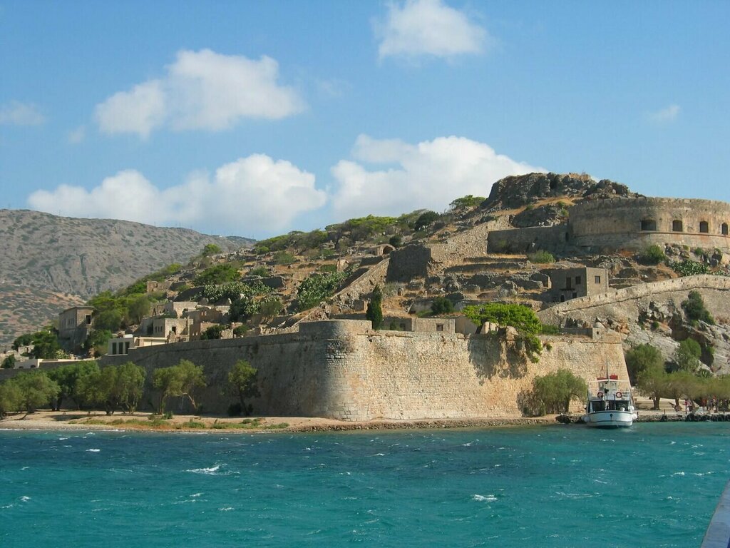 Turistik yerler Spinalonga fortress, Dünya, foto