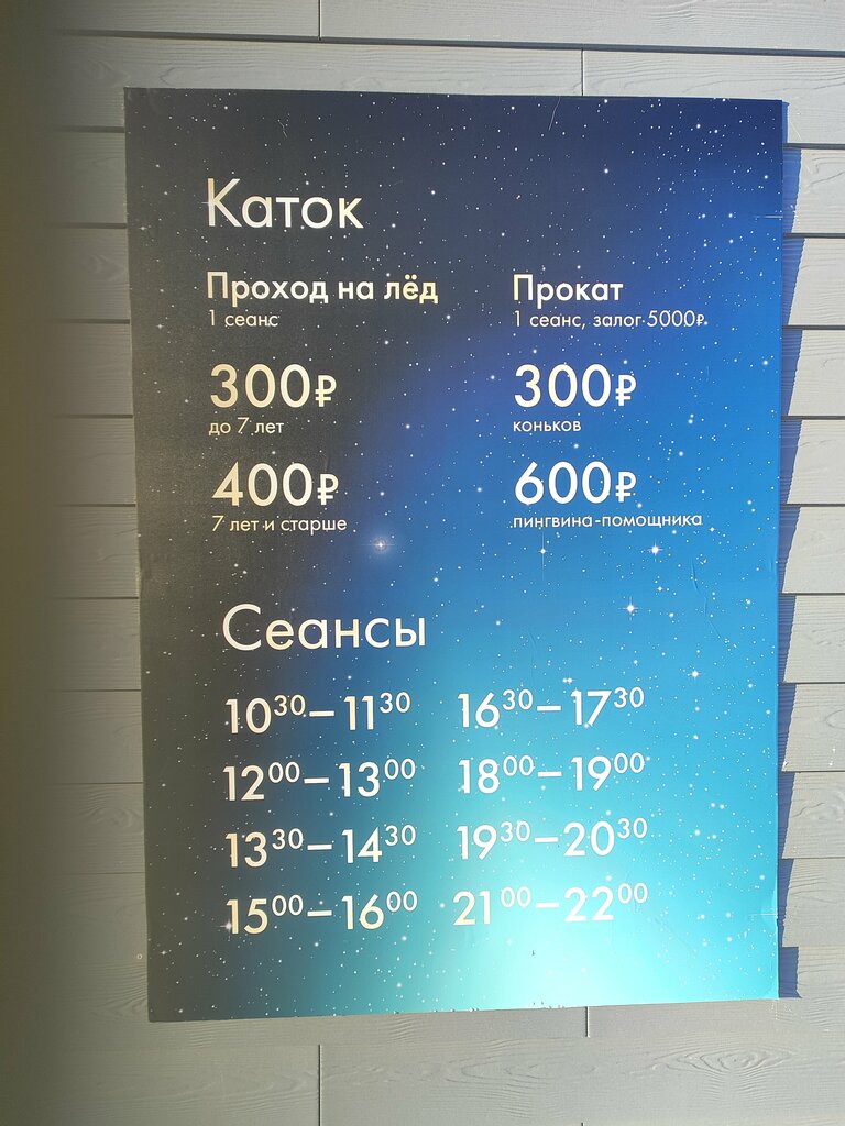 Buz pateni pistleri Ice Rink, Moskova ve Moskovskaya oblastı, foto