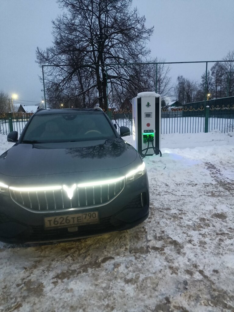 Elektrikli oto şarj istasyonları Зарядная станция, Gus‑Hrustalny, foto