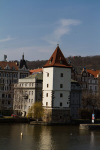 Malostranská water tower (Nábřežní No:90/4, Prague), turistik yerler  Prag'dan