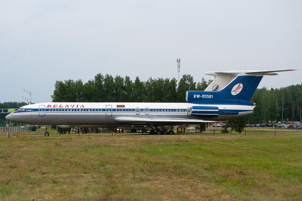 Teknoloji anıtı Ту-154Б-2, Minsk, foto