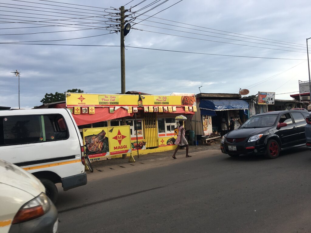 Kantin, yemekhane Tsootso special Kenkey and Pork, Dünya, foto