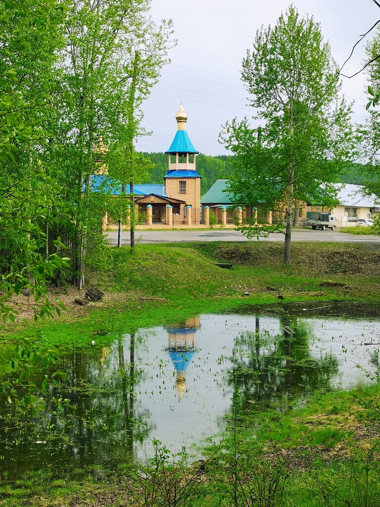 Ortodoks kiliseleri Svyato-Nikolsky khram, İrkutskaya oblastı, foto